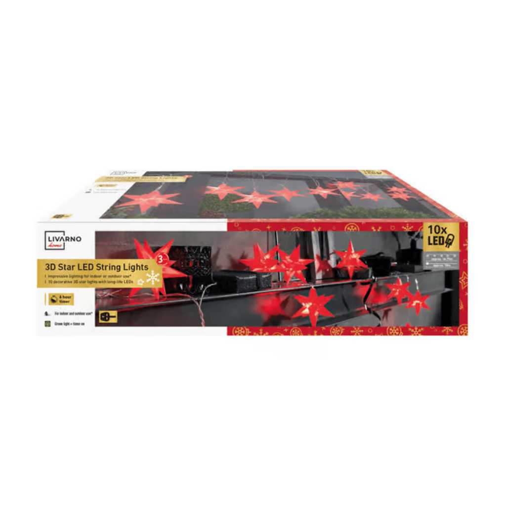 Livarno Home Glowing LED Star (red) – LJC Enterprises